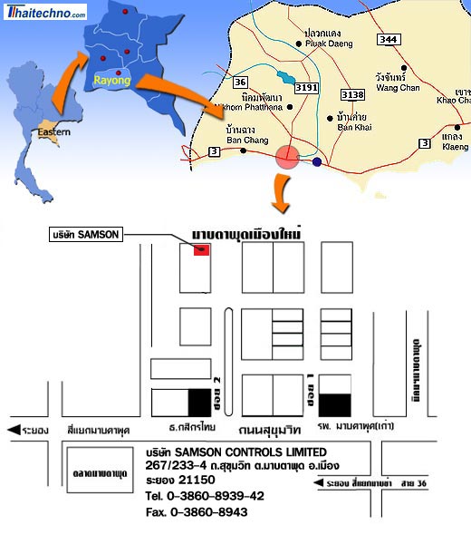 SAMSON CONTROLS LTD. : Maps