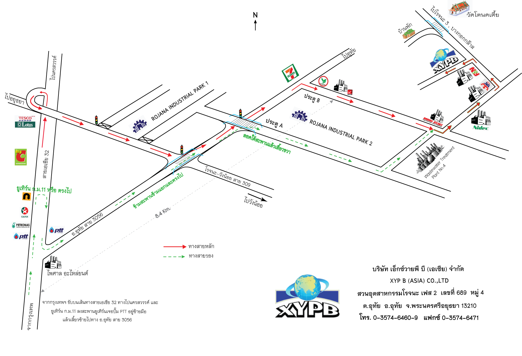 MAP : เอ็กซ์วายพีบี (เอเชีย) จำกัด | XYP B (Asia) Co.,Ltd.