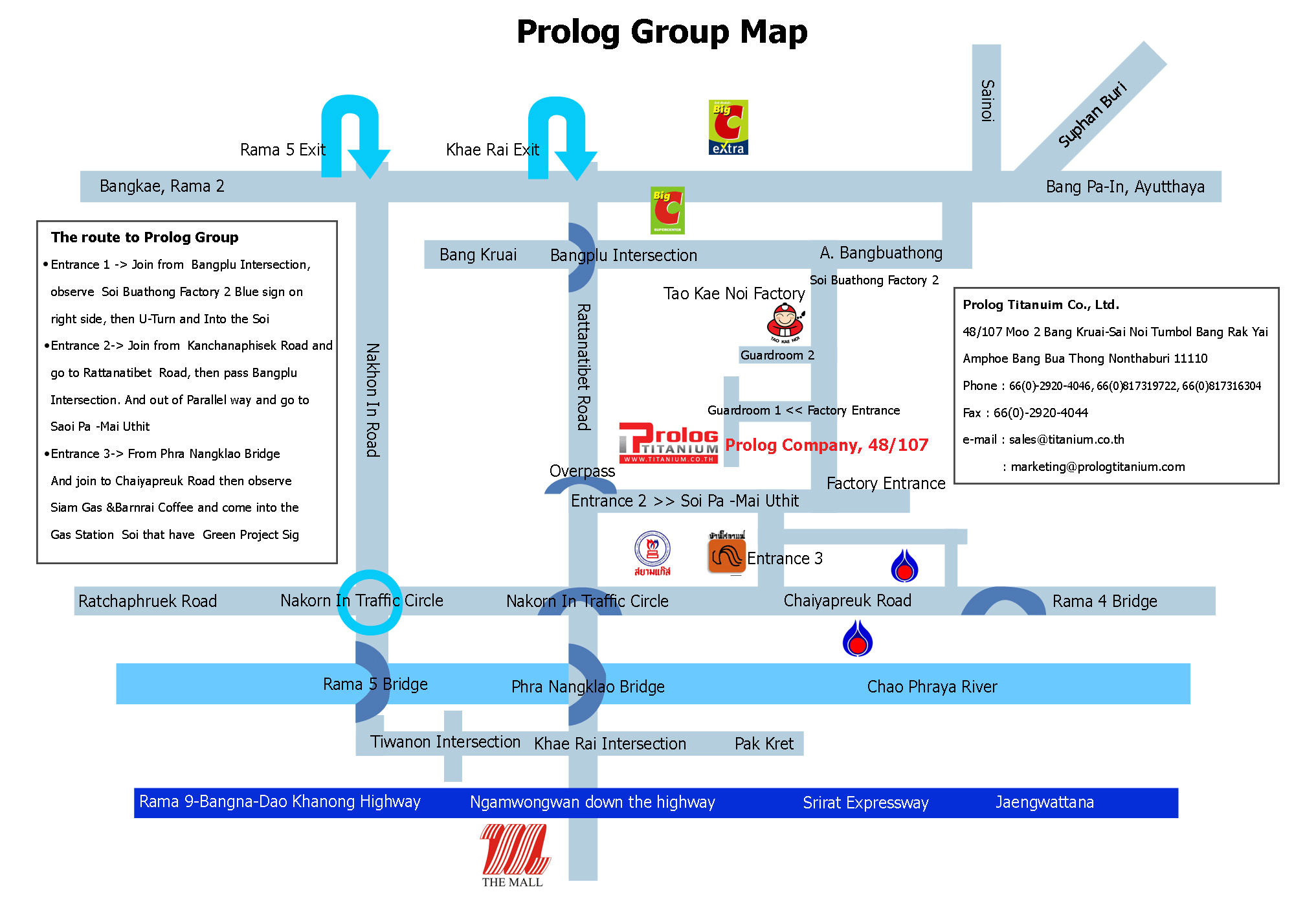 MAP : บริษัท โปรลอก ไทเทเนียม คอร์ปอเรชั่น จำกัด | prolog titanium ...