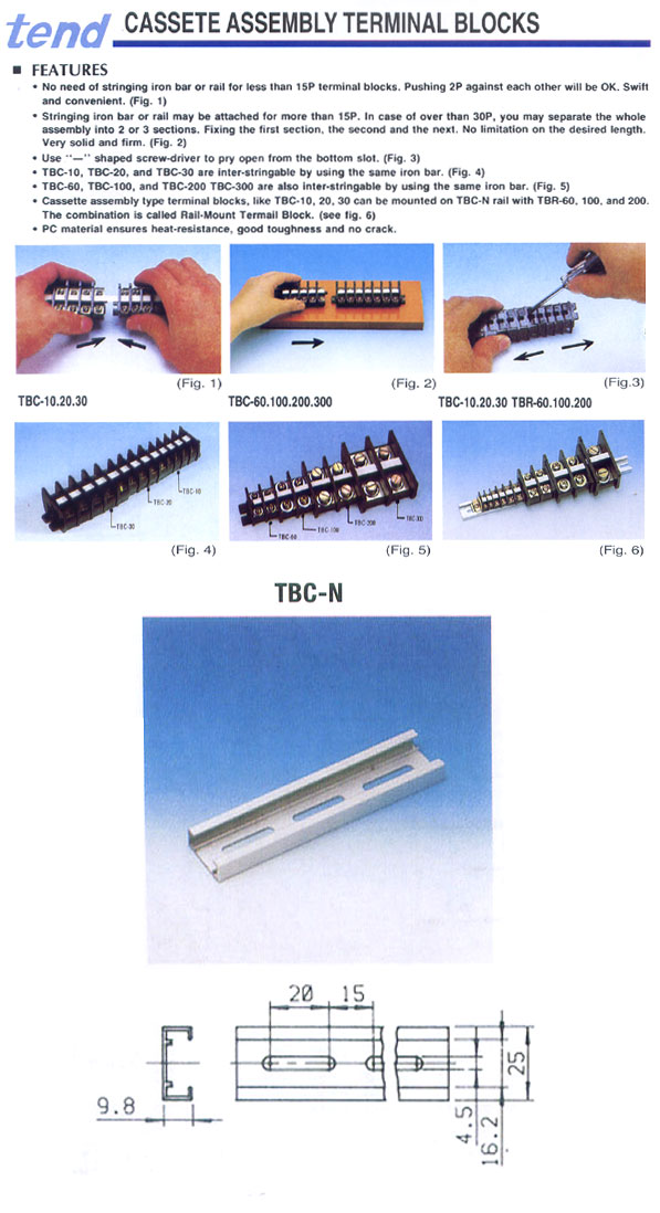 PRODUCT Cassete Assembly Terminal Blocks : บริษัท ธีรชัยไพศาล เอ็นจิ ...