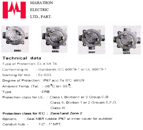 PRODUCT Conduit Outlet Bodies ERB Round Boxes : หจก. มหาธน อีเลคทริค ...
