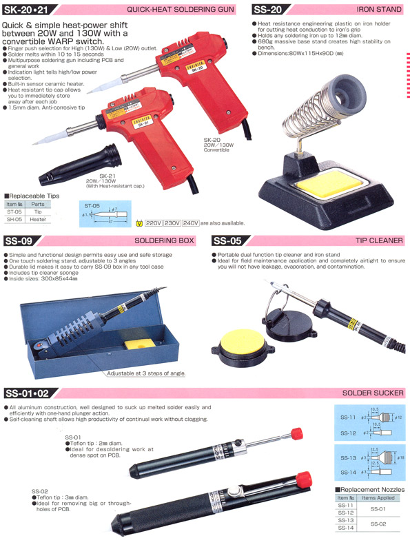 PRODUCT Soldering Tool : บริษัท นัฐพงษ์ เซลส์แอนด์เซอร์วิส จำกัด ...