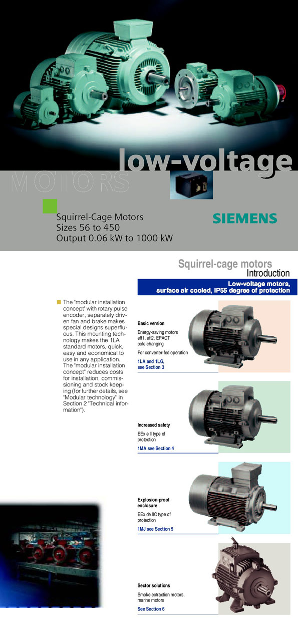 บริษัท พลวัตร จำกัด : Low Voltage Motors