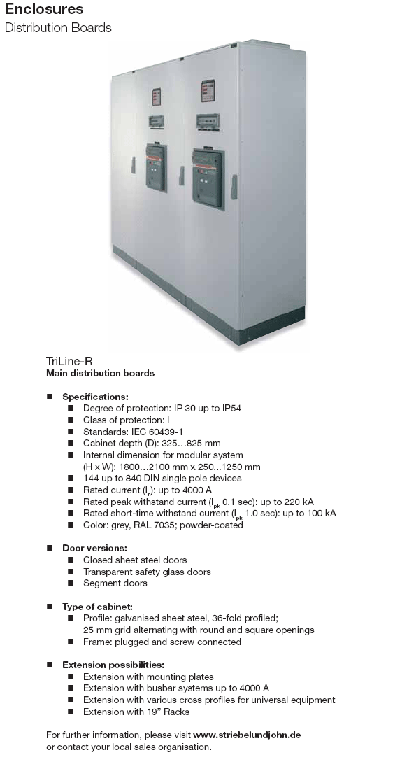 PRODUCT ENCLOSURES : DISTRIBUTION BOARDS : บริษัท เอบีบี (ไทยแลนด์ ...