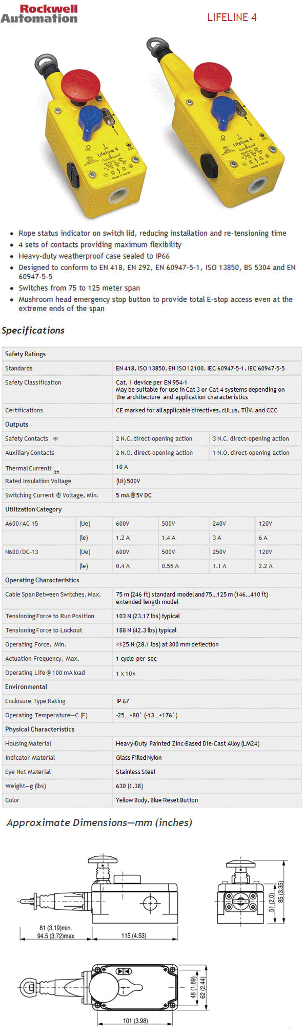 PRODUCT Emergency Stop Devices : บริษัท ร็อกเวล ออโตเมชั่น จำกัด ...