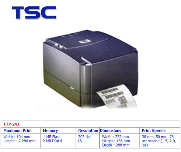 PRODUCT Mini Printer Speed 3''/Sec., 203 dpi : บริษัท แพลนเนท ที แอนด์ ...