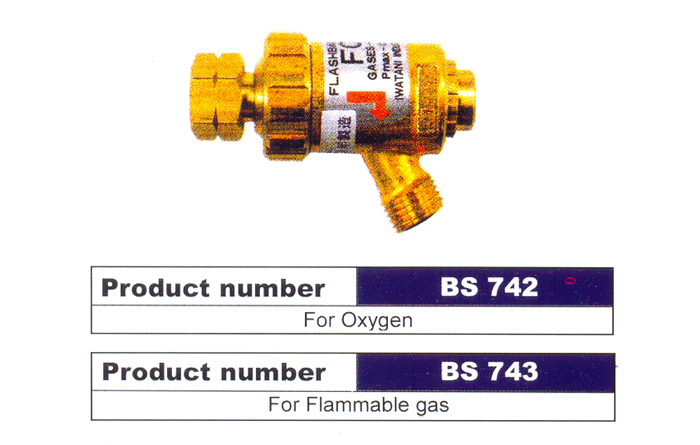 PRODUCT Dry type Back fire prevention Device : BS 742,BS 743 : บริษัท ...