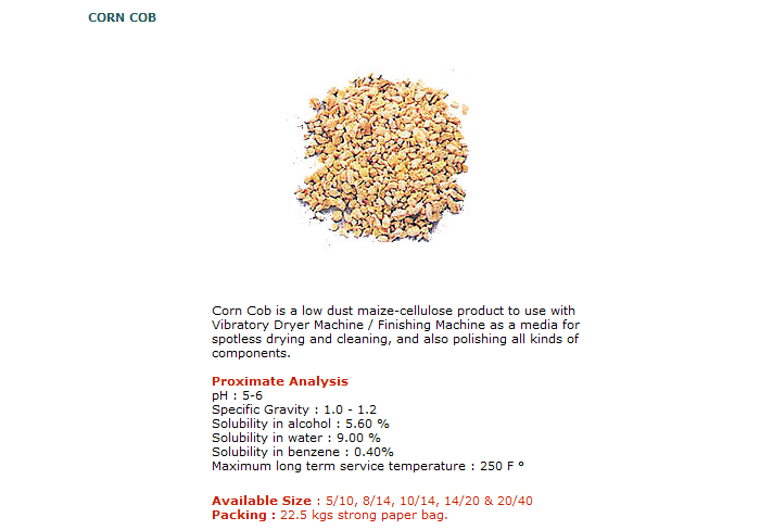 PRODUCT Organic media : CORN COB : บริษัท เอ.ไอ.เอ็ม. สยาม จำกัด | A.I ...