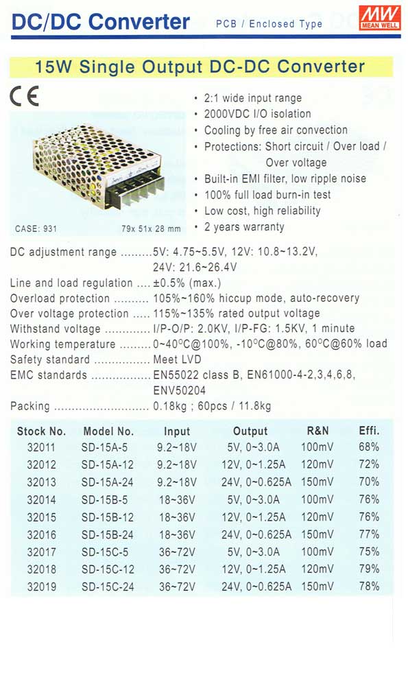 PRODUCT DC/DC Converter : บริษัท ซีลลิค สเตเบิล เซอร์วิส จำกัด | Silic ...
