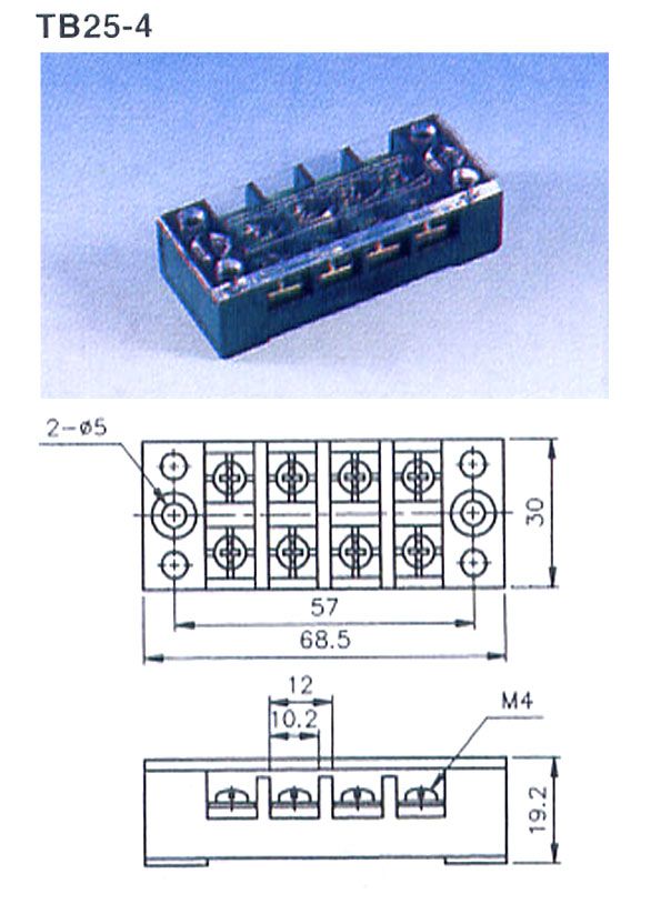 PRODUCT Solid - Type Terminal Block : บริษัท ธีรชัยไพศาล เอ็นจิเนียริ่ง ...
