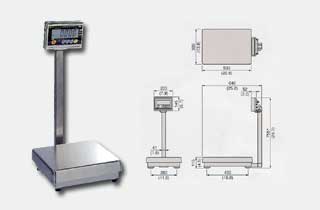PRODUCT Water - proof digital platform scale : NCR Engineering ...