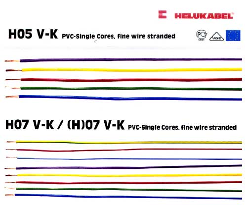 PRODUCT Flexible Control Cables : H05 V-K, H07 V-K / (H)07 V-K : บริษัท ...