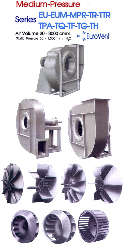 PRODUCT Eurovent Blower : Medium-Pressure : บริษัท ที.เอ็น. เมตัล เวิร์ค จำกัด | T.N. METAL ...