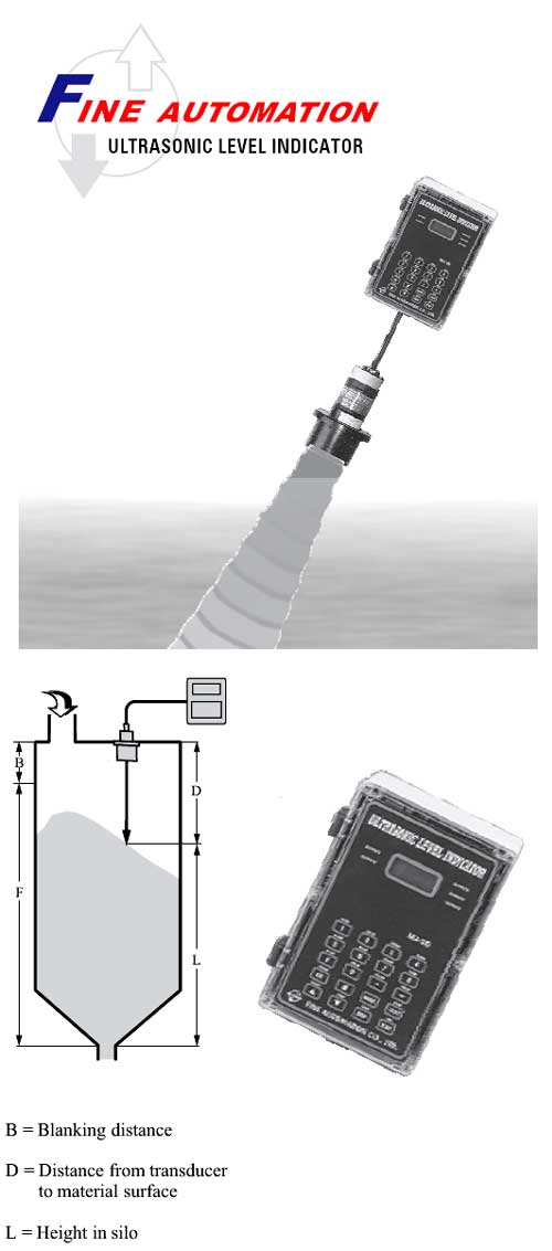 PRODUCT Fine automation Ultrasonic level indicator : M-Wave Marketing ...