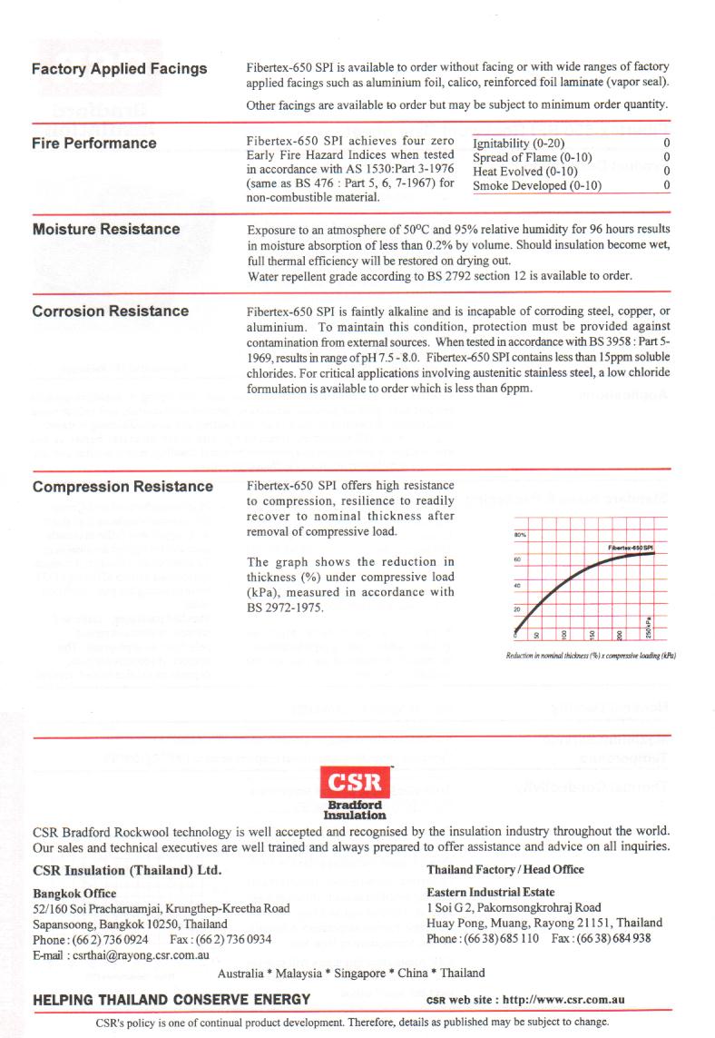 PRODUCT Fibertex 650 - SPI : บริษัท ซีเอสอาร์ อินซูเลชั่น (ประเทศไทย ...
