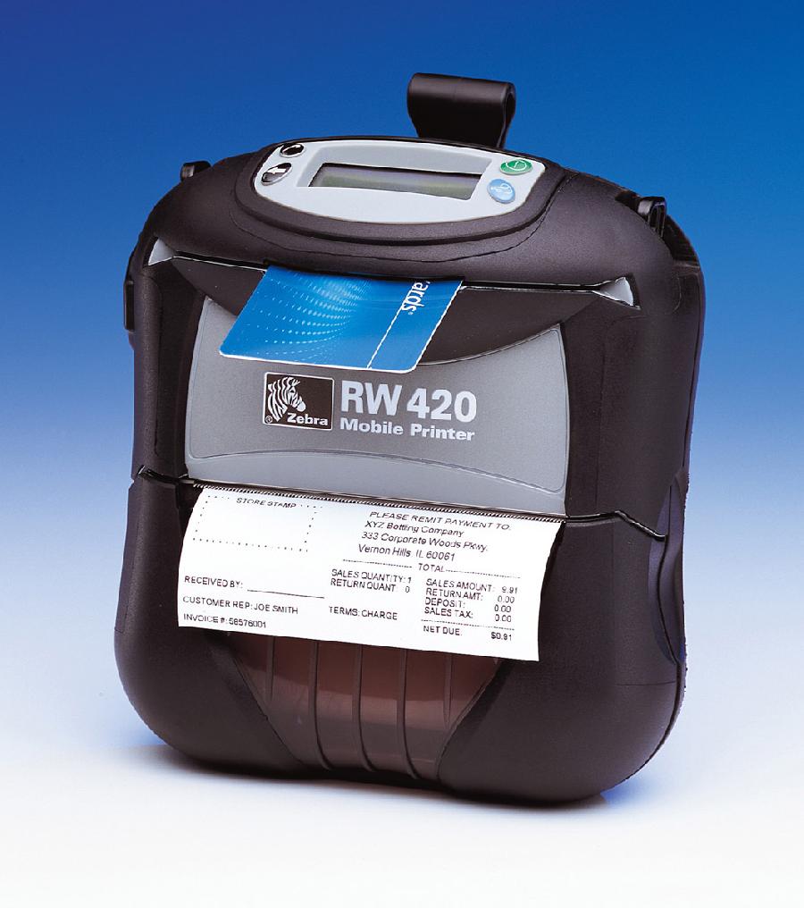 CS Retail : Mobile Printer RW220 ,4 button angled LCD (standard ...