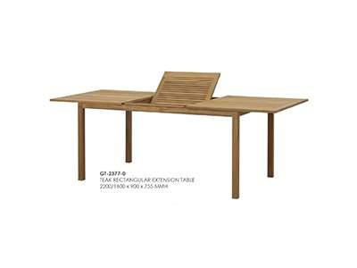 บริษัท สันต์ไทย จำกัด : GT-2407-0 Teak Rectangular Table , GT-2406-0 Teak Rectangular Table