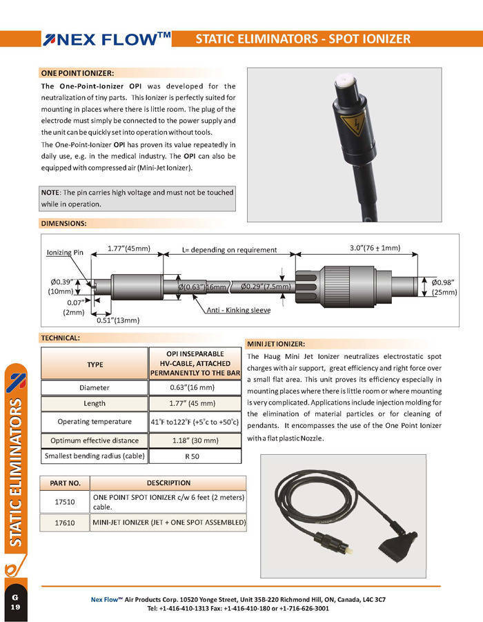 PRODUCT FLAT JET MINI / SPOT IONIZER : บริษัท เอ็นโคเทค จำกัด | Encotec ...