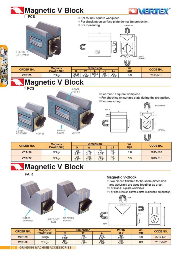 บริษัท เอส.เอ็ม.ที.เอเซีย จำกัด : Magnetic V-Block