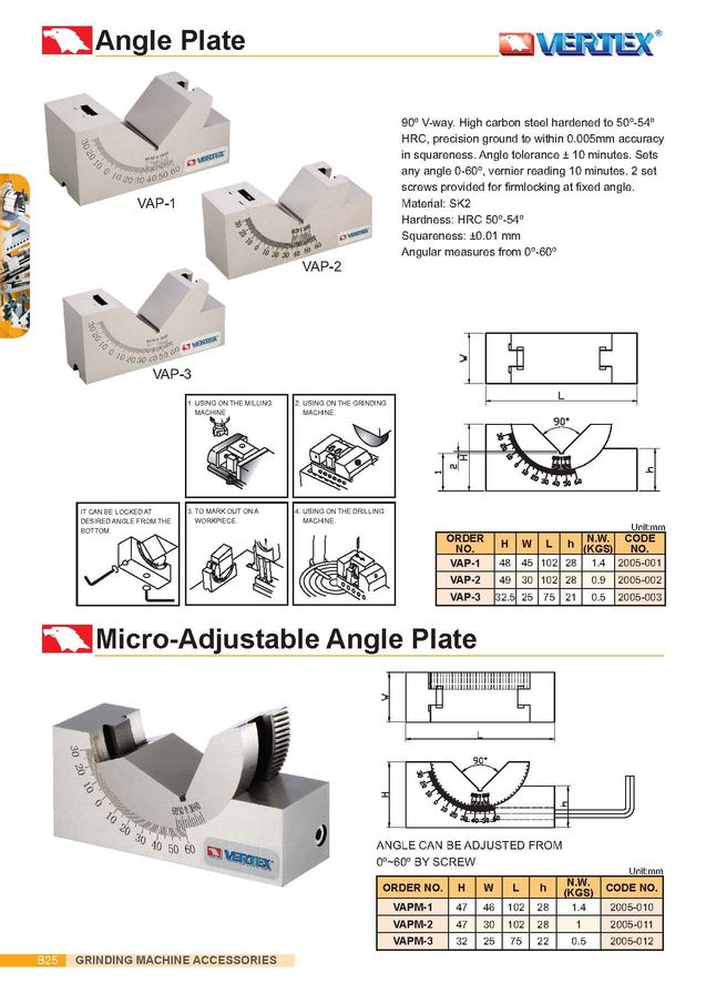 บริษัท เอส.เอ็ม.ที.เอเซีย จำกัด : Angle Plate