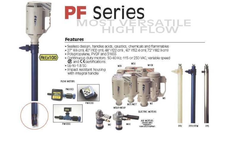 บริษัท ไนซัส (ประเทศไทย) จำกัด : DRUM PUMP / BARREL PUMP_PF-Series