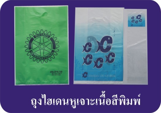 PRODUCT ถุงไฮเดนหูเจาะเนื้อสีพิมพ์ : บริษัท ซันแพค จำกัด | SUNPAC CO., LTD.