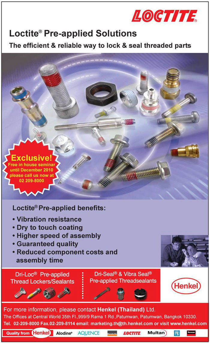 PRODUCT Loctite Pre applied Solutions : บริษัท เฮงเค็ล (ประเทศไทย ...