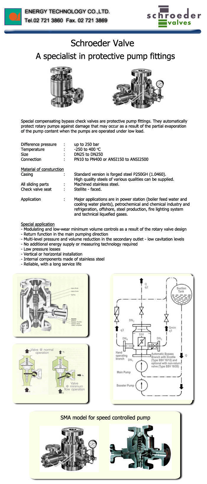 PRODUCT Schroeder Valve : บริษัท เอ็นเนอยี่เทคโนโลยี่ จำกัด | ENERGY ...