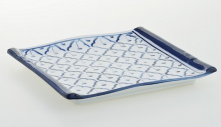 PRODUCT Big Square Japanese Plate In Pineapple Design : บริษัท นารายณ์ ...