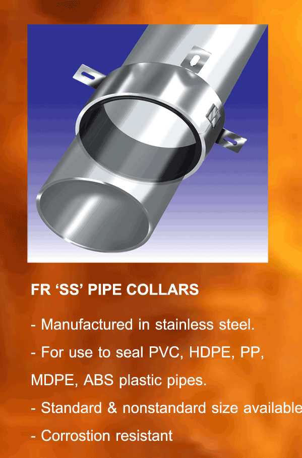 PRODUCT FR 'SS' PIPE COLLARS : บริษัท เดอมาสท์ จำกัด | DURMAST CO., LTD.