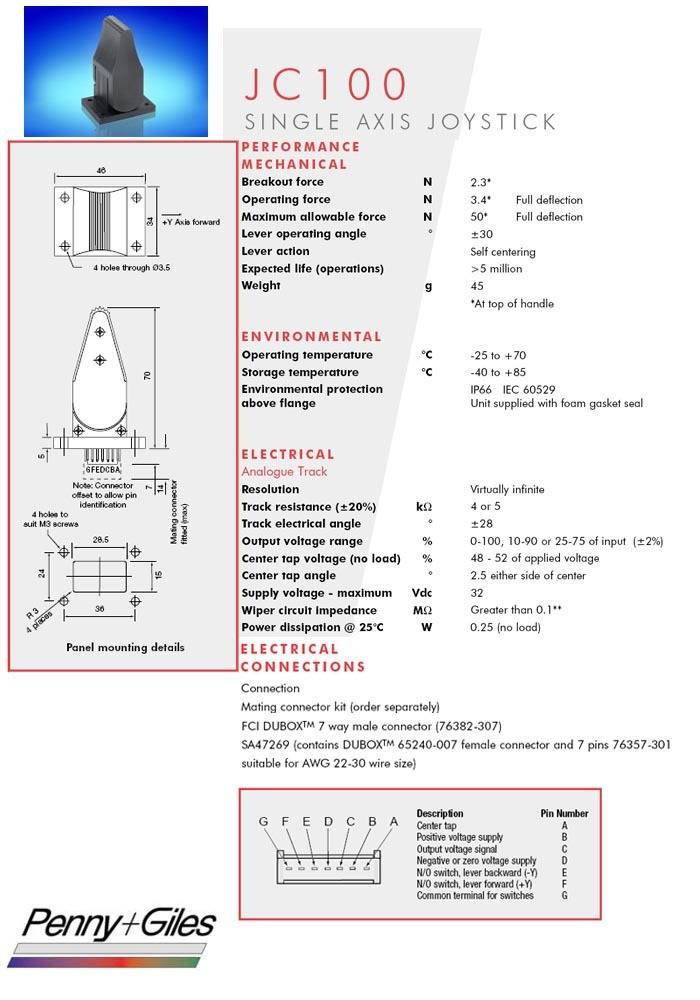 PRODUCT จอยสติ๊ก - Joystick JC100 : บริษัท คอนโทรล ดีไวซ์(สยาม) จำกัด ...