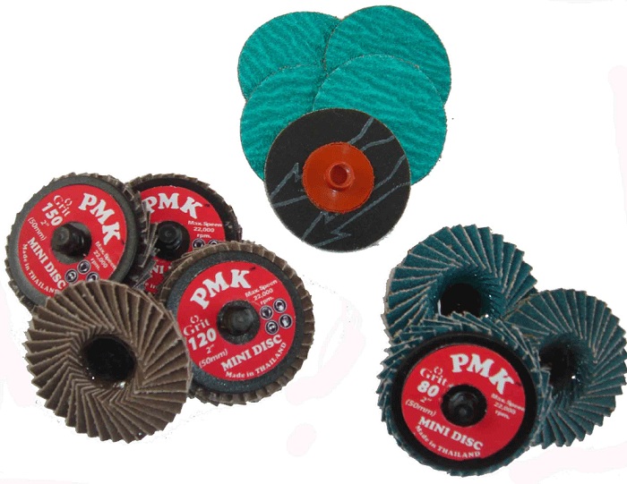 PMK Abrasive : Rolock Mini Discs 50mm(A/O)/โรล็อค มินิดิส 2นิ้ว