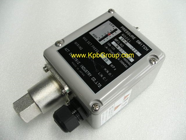 PRODUCT ACT Pressure Switch SP-R-200 : บริษัท เคพีบี เอ็นเตอร์ไพรส์ ...