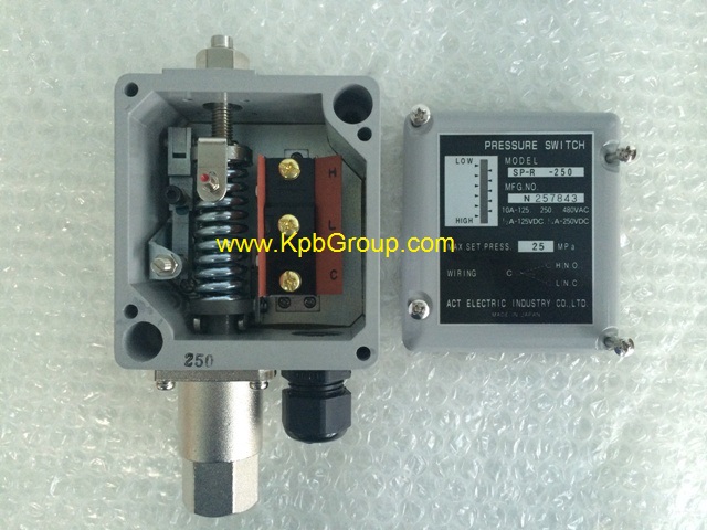 PRODUCT ACT Pressure Switch SP-R-250 : บริษัท เคพีบี เอ็นเตอร์ไพรส์ ...