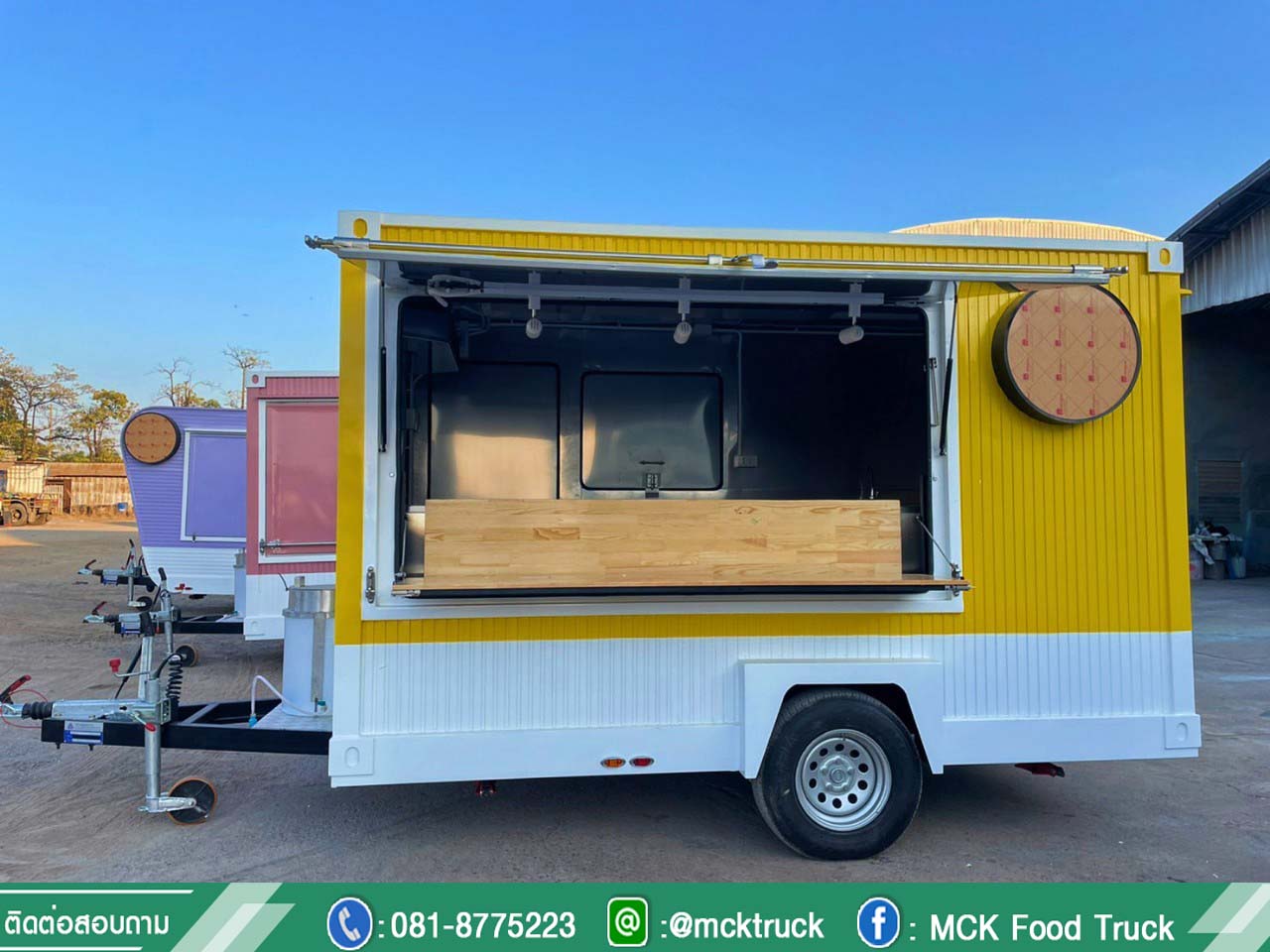 PRODUCT รถพ่วงเล็ก Food Truck size L : บริษัท มีโชครุ่งเรืองกิจ จำกัด ...