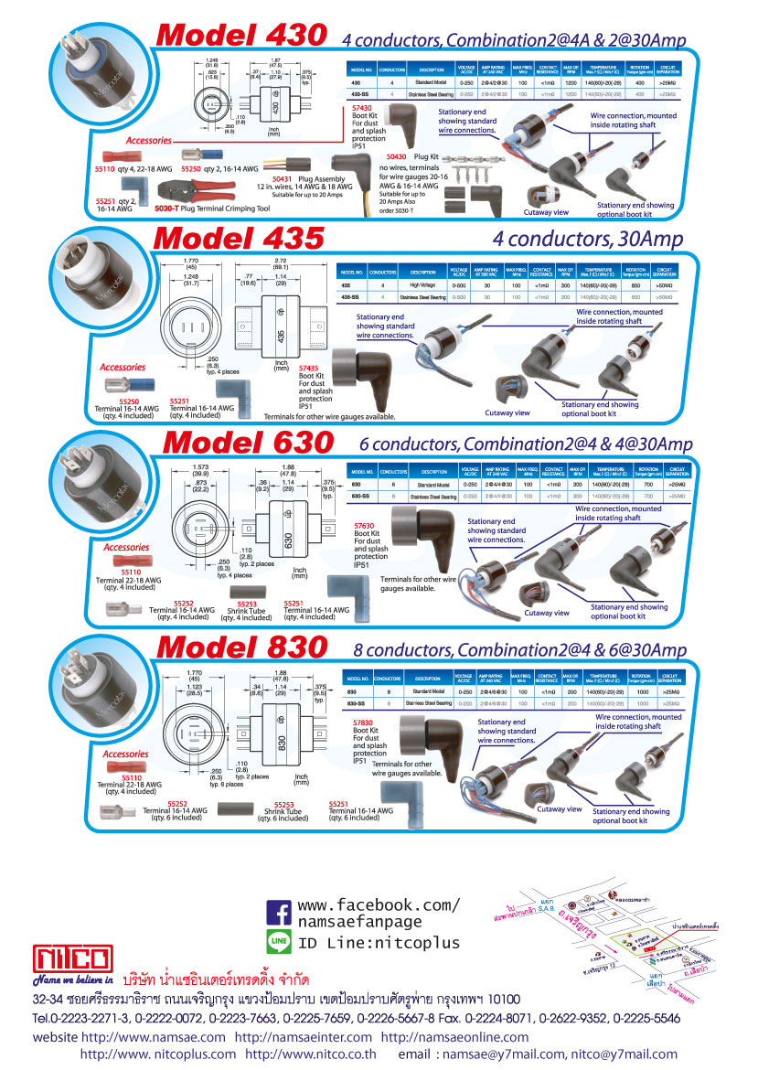 PRODUCT Mercotac Rotary Electrical Connectors : บริษัท น่ำแซอินเตอร์ ...