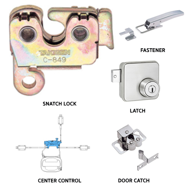 นิทโก้พลัส : Fasteners, latch locks, catches, locking, devices, peripherals