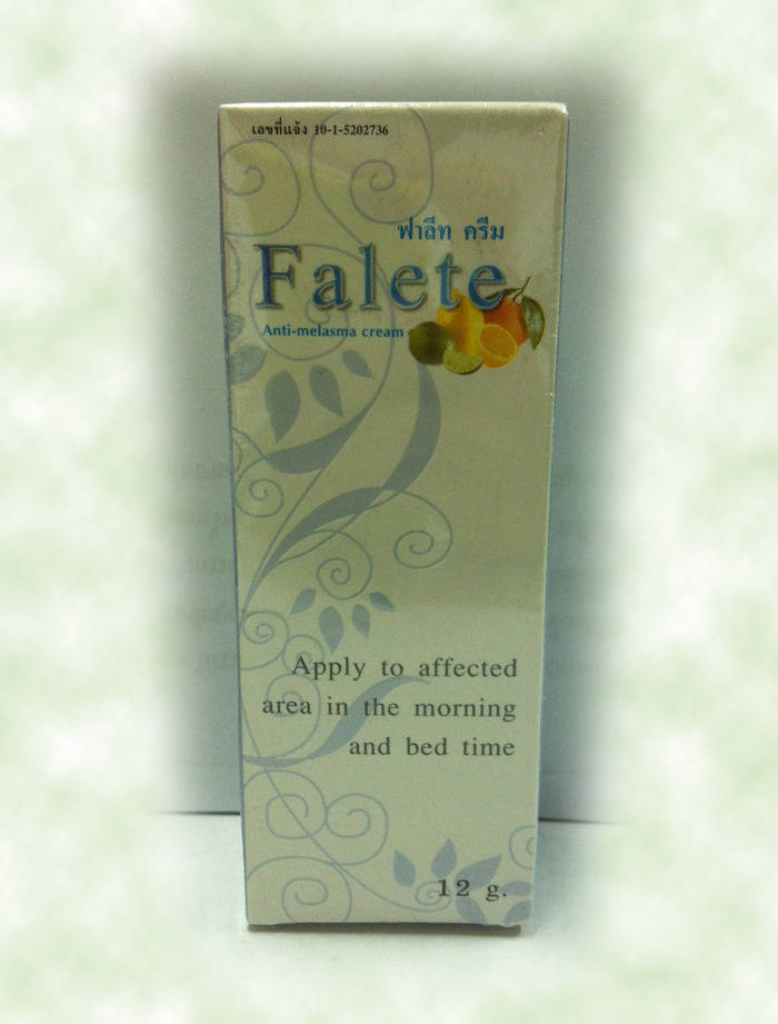 PRODUCT ครีมทาฝ้า Falete 12g : ยาใจเภสัช | Yajaibhesaj