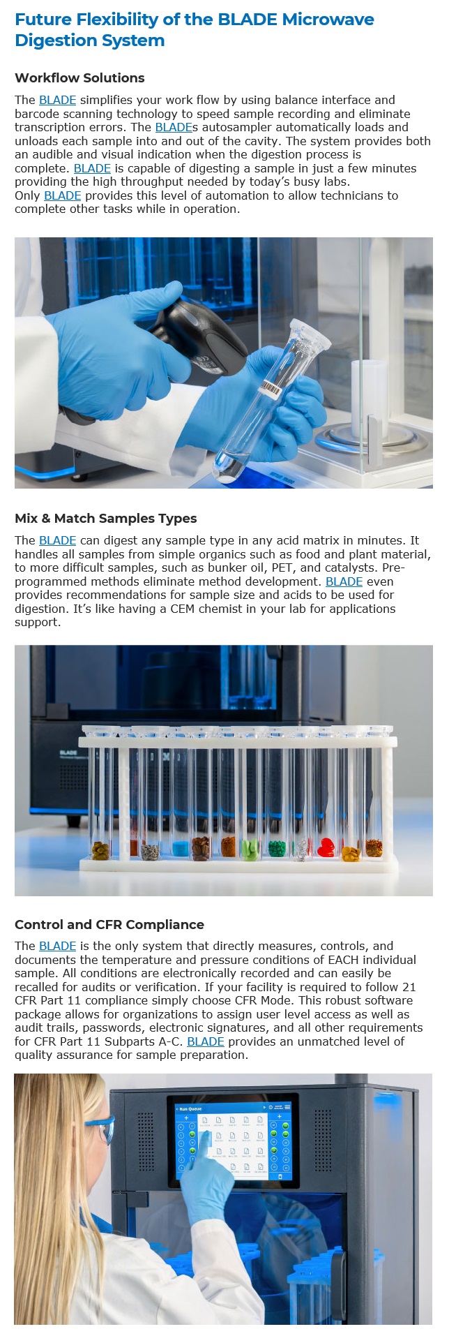 PRODUCT BLADE Microwave Digestion System : บริษัท ไทยยูนีค จำกัด | Thai ...