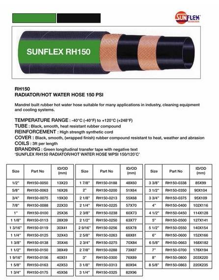 PRODUCT ท่อยางอุตสาหกรรม : บริษัท พีแอนด์พี เทรดดิ้ง แมนเนจเมนท์ จำกัด ...