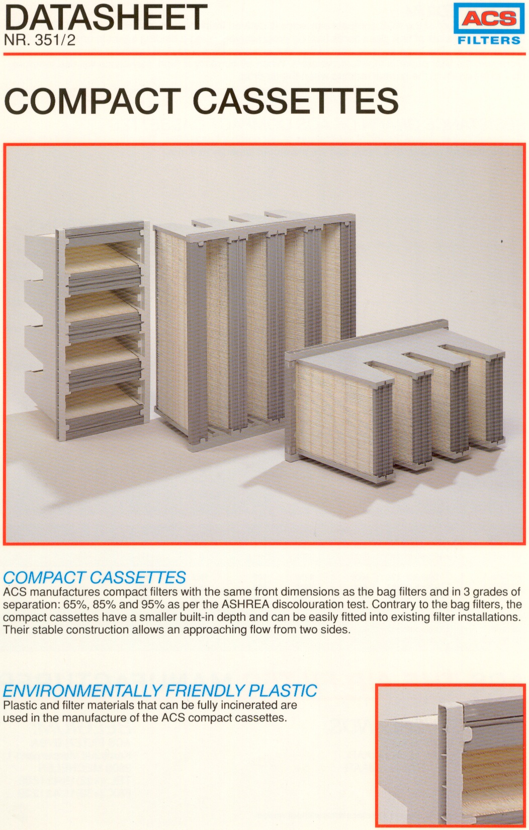 dust collector : Compact Cassettes Filter for dust collector