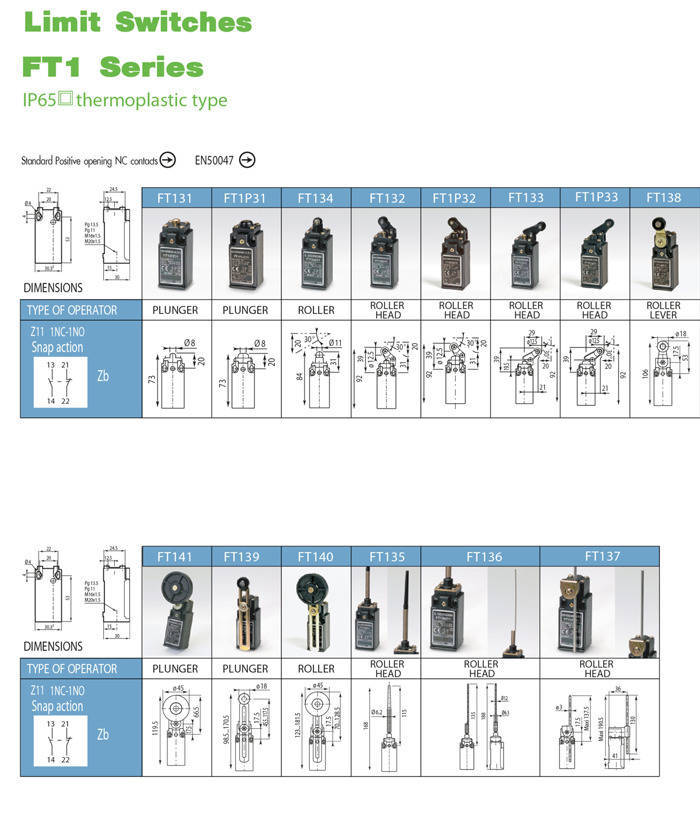 PRODUCT Limit Switches : บริษัท อะตอม-มิค เพาเวอร์ จำกัด | Atommicpower ...