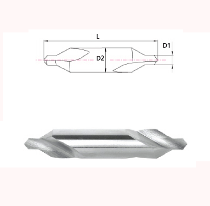 อินเตอร์ทูลไทย : HSS-Co5 CENTER DRILLS, 60 DIN333 FORM A