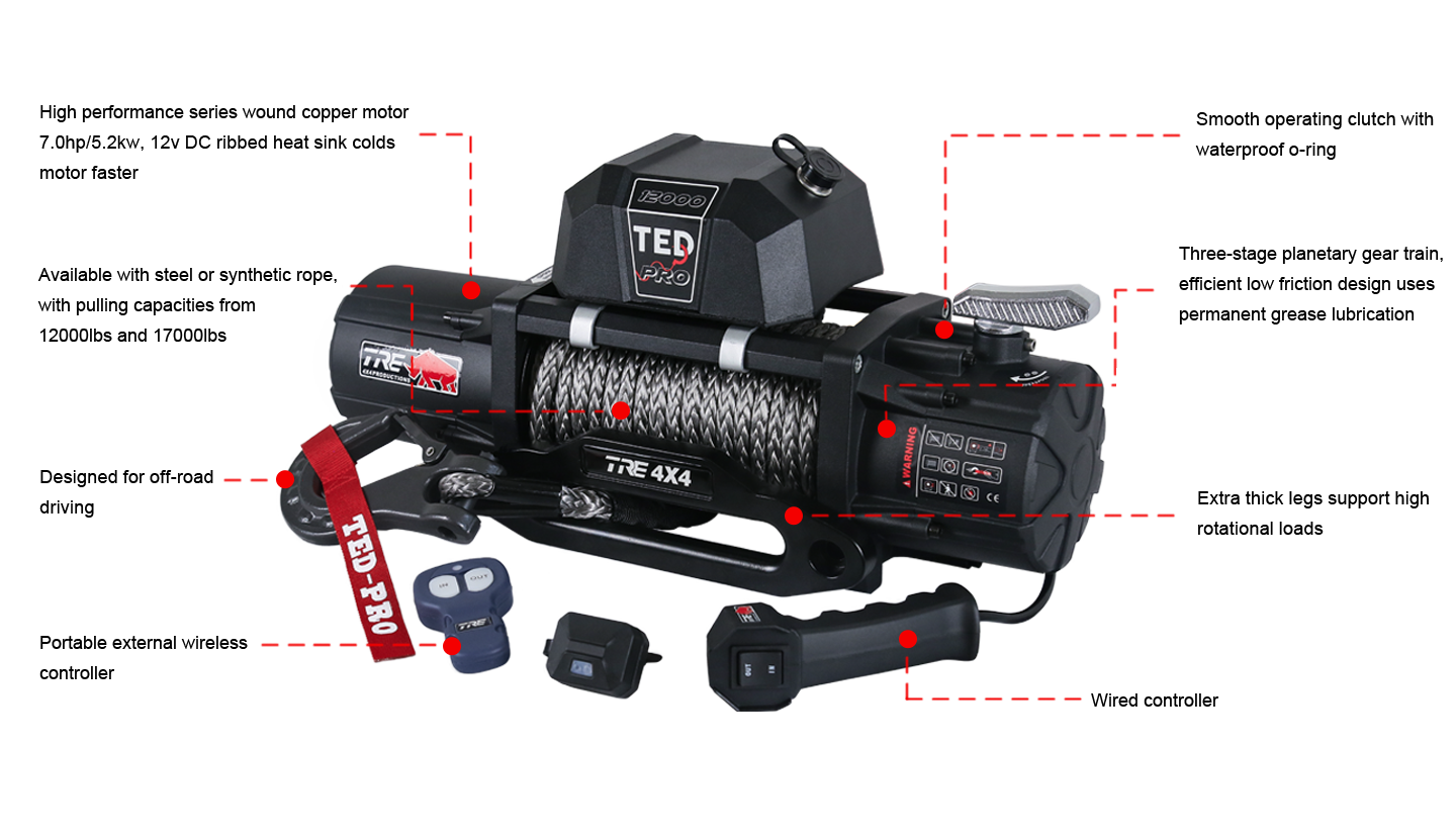 PRODUCT TRE 4x4 WINCH วินซ์ไฟฟ้า : บริษัท เมคคาทรอนิกส์ แมชชีน ทูลส์ ...