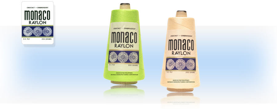 PRODUCT CROCHET THREAD - SPUN RAYON : Monaco Manufacturing Corporation ...