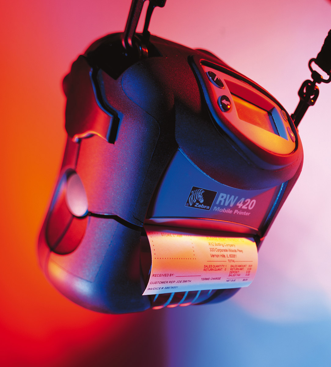 PRODUCT Mobile Printer RW420 Features 4 button angled LCD (standard ...