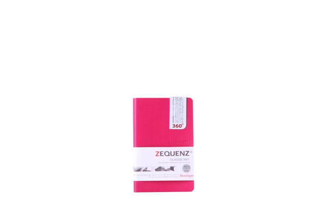 ZEQUENZ 360 Journal, Cases, Bags : Boutique360 Mini Blank/Fuchsia