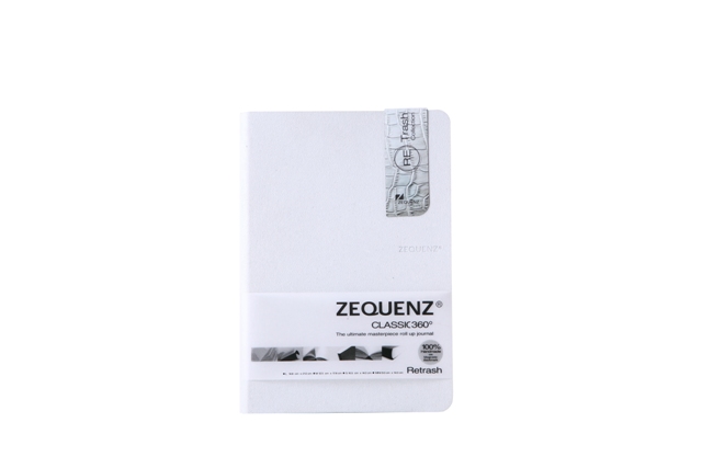 ZEQUENZ 360 Journal, Cases, Bags : Retrash360 L Classic Greenread/White