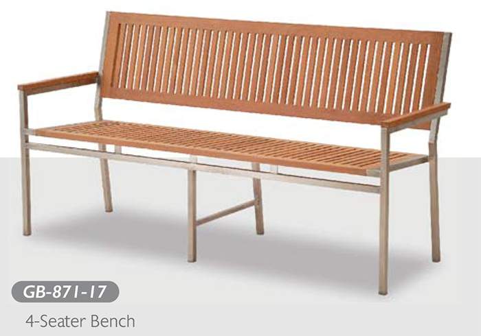 บริษัท สันต์ไทย จำกัด : GB-871-L 3-Seater Bench, GB-871-17 4-Seater ...