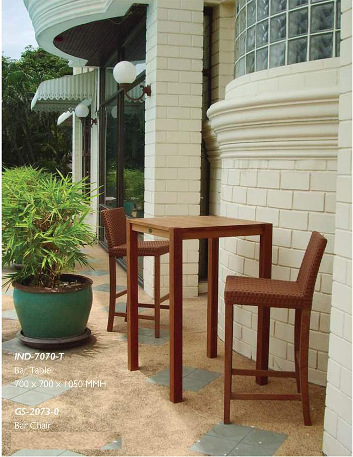 PRODUCT IND-7070-T Bar Table , GS-2073-0 Bar Chair : บริษัท สันต์ไทย ...